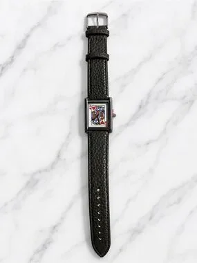 Accessories | Mens Playing Card Dial Watch With Olive Green Leather ...